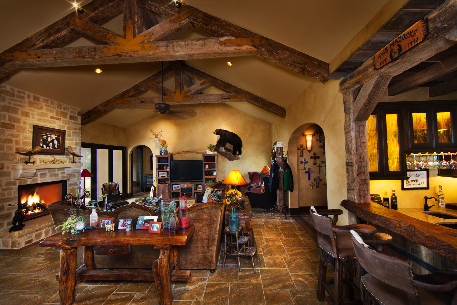 Texas Style Living Rooms Five Luxurious North Texas Fireplaces That