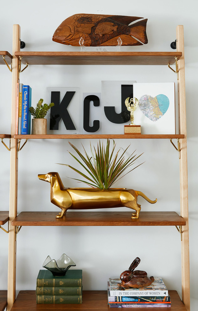 Textile, Lighting & Art Transformation - Eclectic - Living Room ...