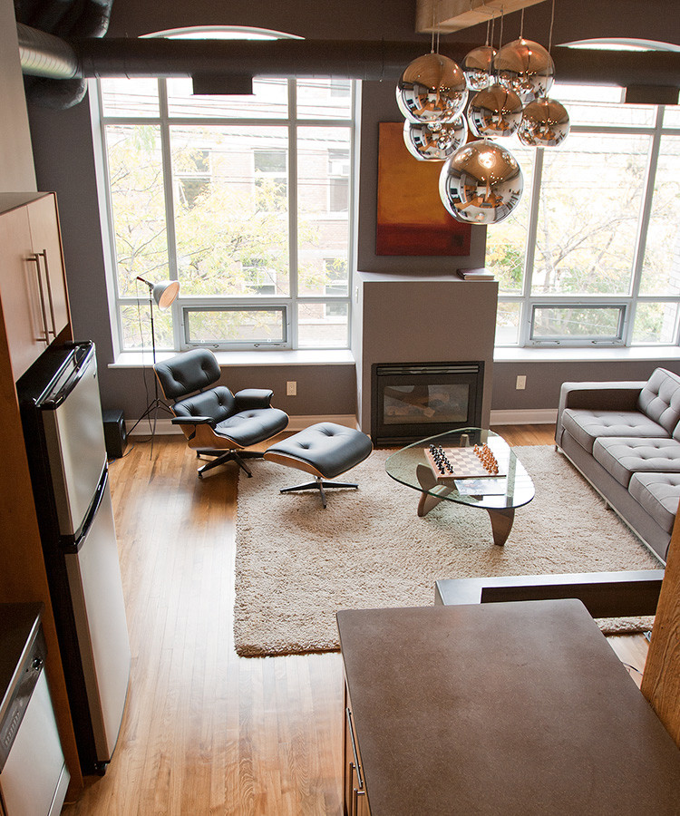 The Candy Factory Lofts (Toronto) - Contemporary - Living Room ...