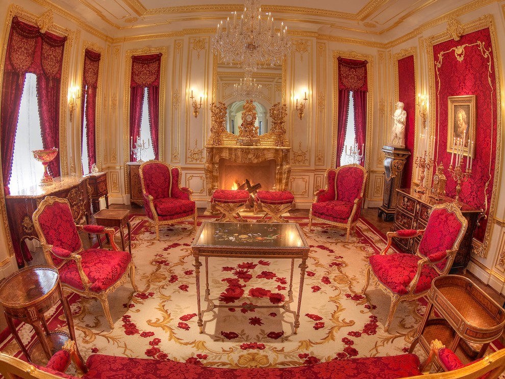 The Castle - Traditional - Living Room - Dallas - by Richard Drummond ...