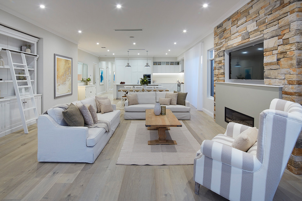The Chalet Display Home - Beach Style - Living Room - Perth - by Redink ...