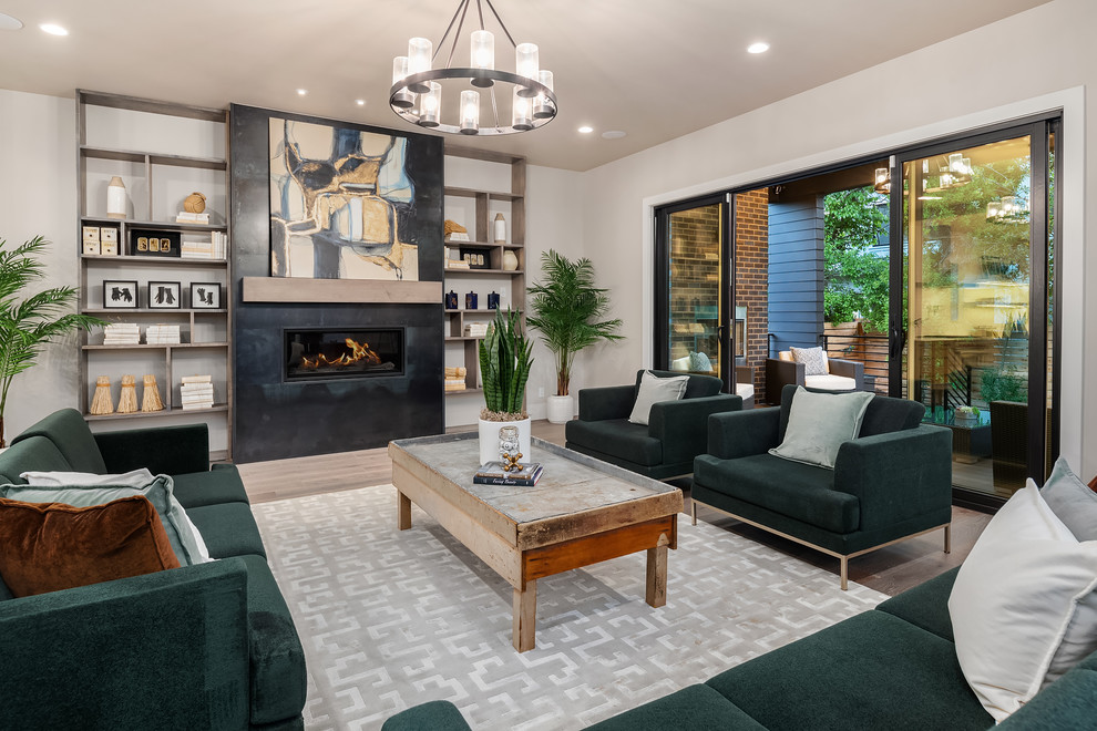 The Dawson - Contemporary - Living Room - Seattle - by Enfort Homes | Houzz