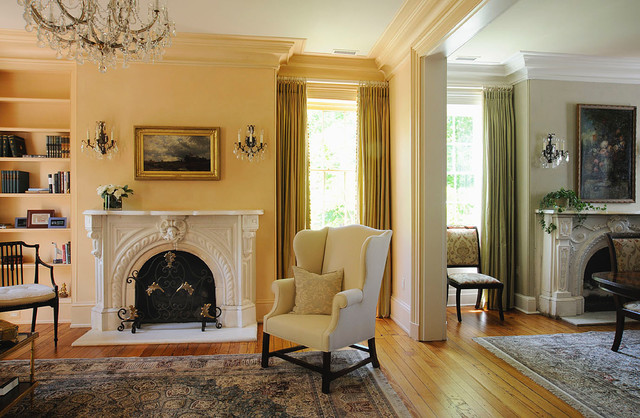 The Dodge Mansion - Traditional - Living Room - DC Metro - by Overmyer ...