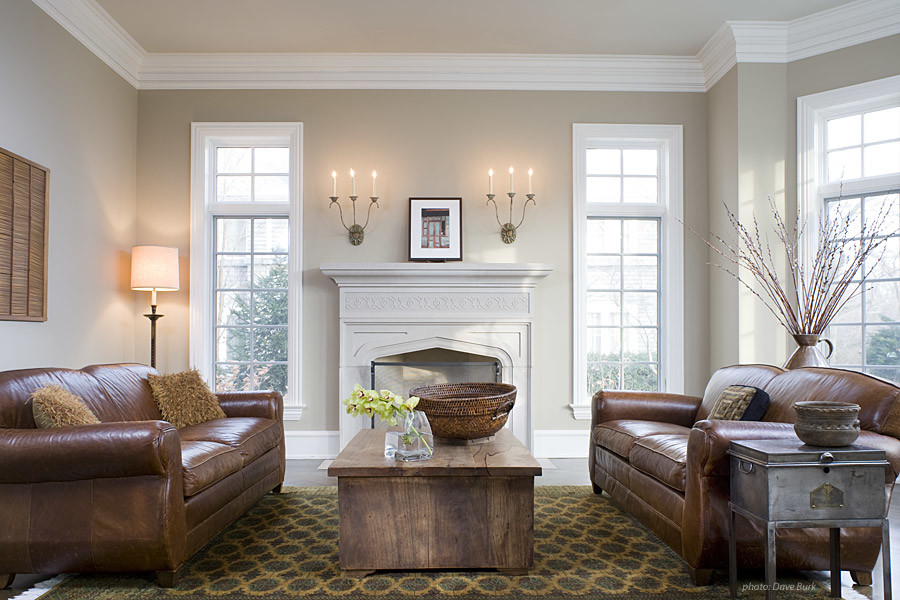 The English Manor - Traditional - Living Room - Chicago - by Highgate ...