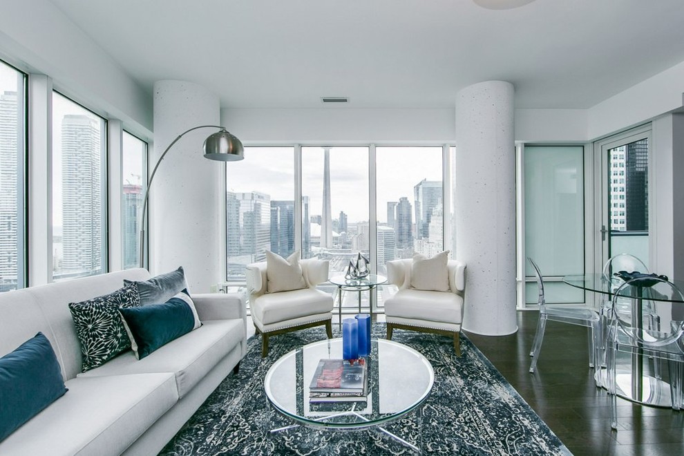The Esplanade Staging - Modern - Living Room - Toronto - by katu design ...