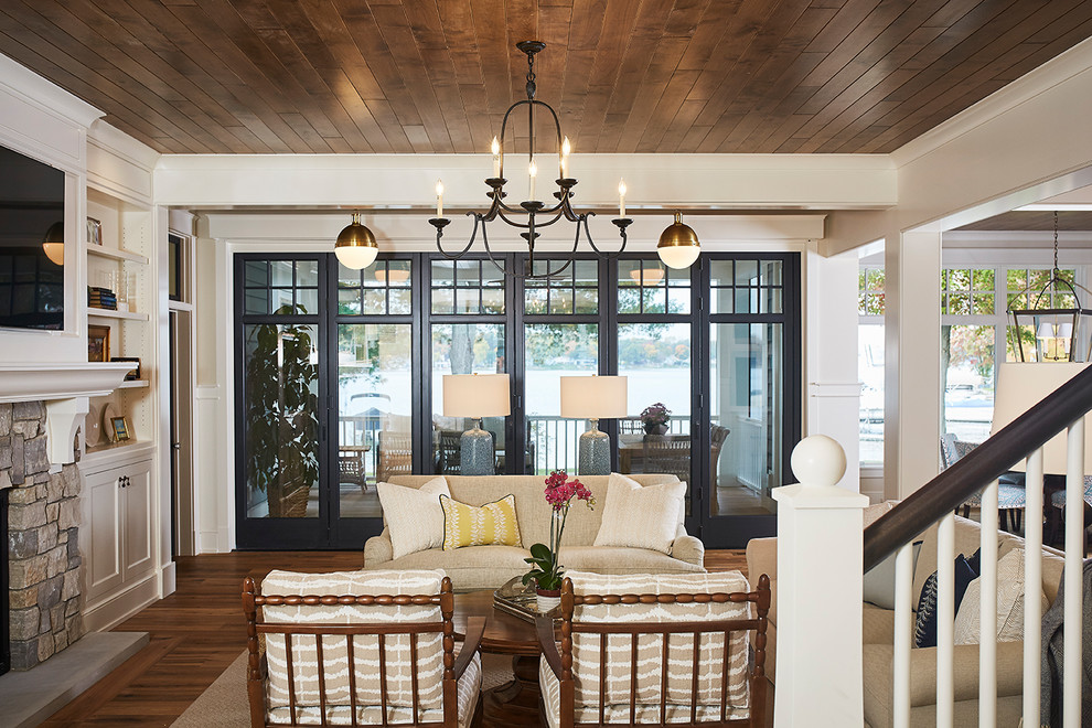 The Gables - Waterfront Infill - Transitional - Living Room - Grand Rapids - by Visbeen ...