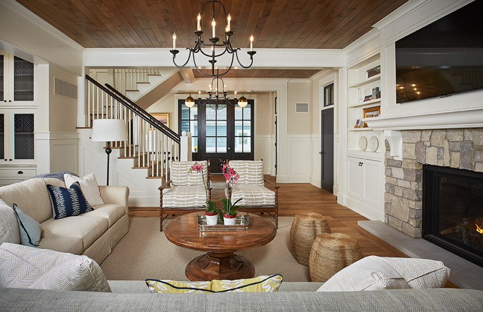 The Gables - Waterfront Infill - Transitional - Living Room - Grand Rapids - by Visbeen ...