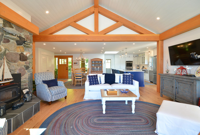 The Garden Bay Timber Frame Design - Bord de Mer - Salon - Vancouver ...