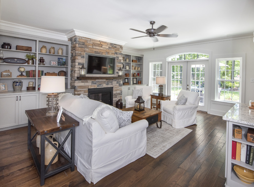 The Gentry House Plan 977 - Craftsman - Living Room - Other - by Donald ...