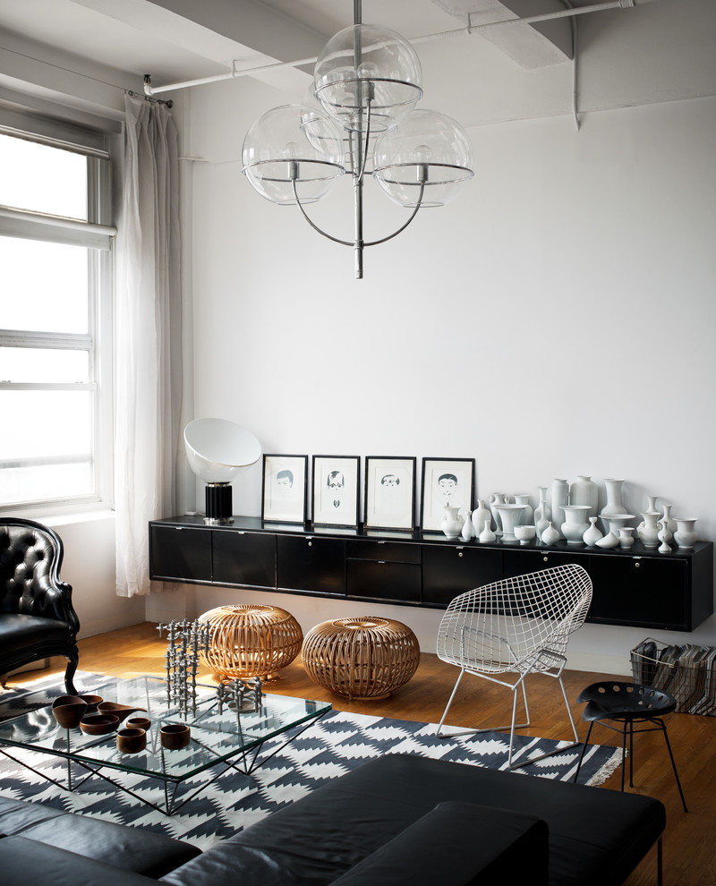 The Glass Farmhouse Loft - Industrial - Living Room - New York - by Kit ...