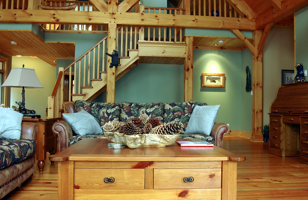 The Highlander Model - Rustic - Living Room - Vancouver - by Linwood ...