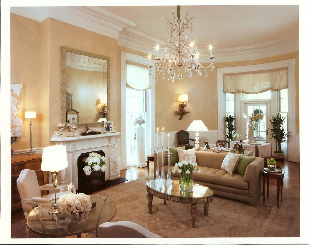 The Historic Home - Traditional - Living Room - Boston - by Carter ...