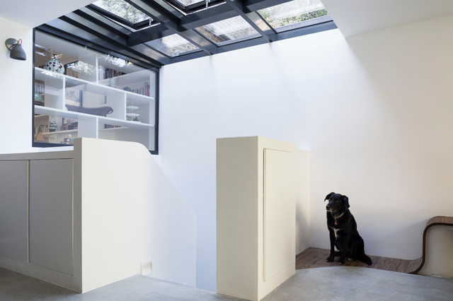 The Internal Lightwell - Contemporary - Living Room - London - by ...