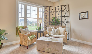 The James at Home Town Square - Transitional - Living Room ...