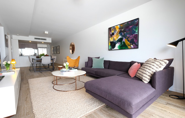 The James, Teneriffe - Contemporary - Vardagsrum - Brisbane - av Gary ...