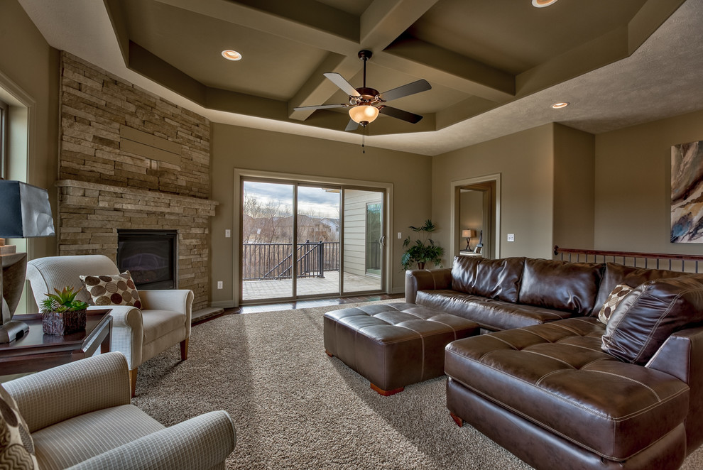 The Kiltera Villa by Landmark Performance Homes - Traditional - Living ...