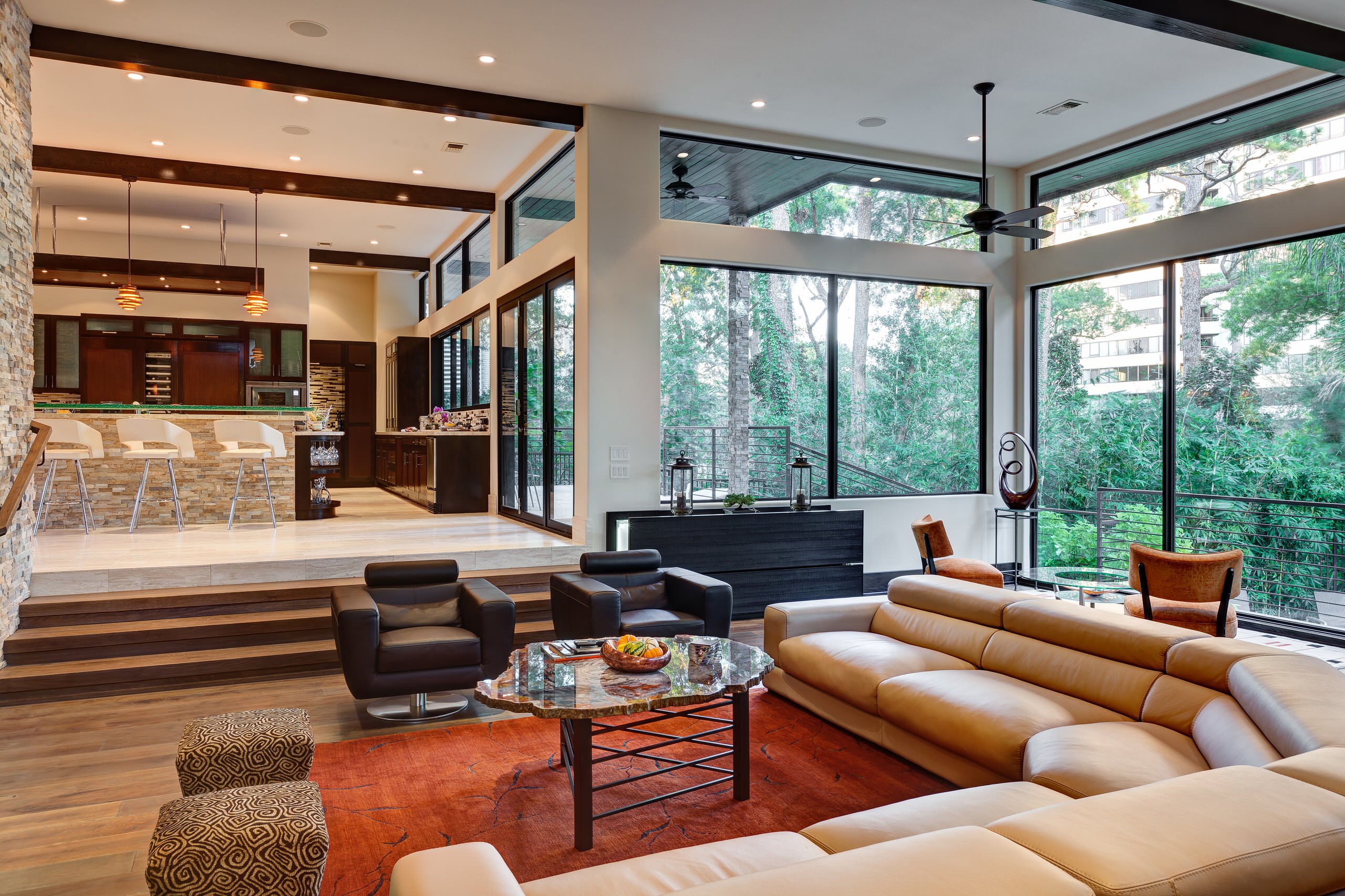 Drop In on a Hot Comeback With a Sunken Living Room