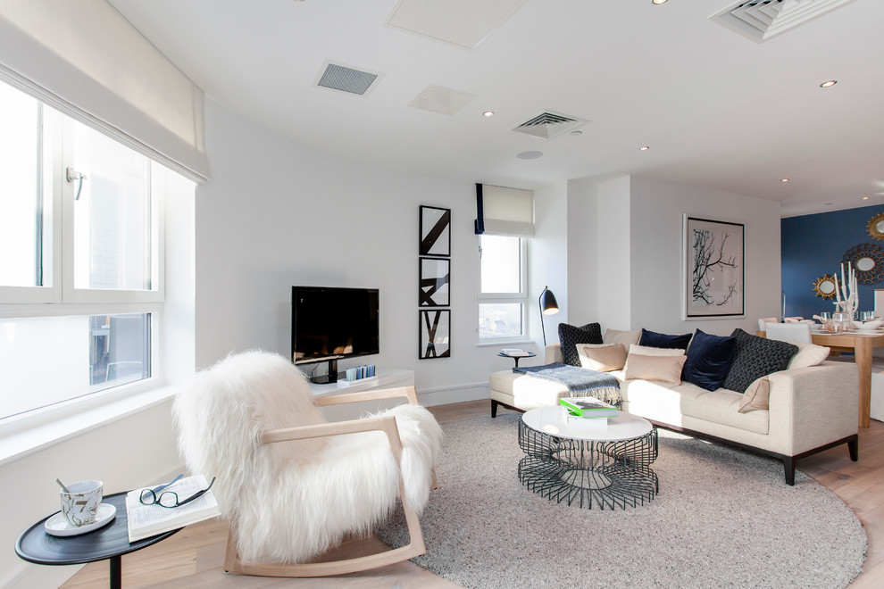 The Library Building - Clapham - Contemporary - Living Room - London ...