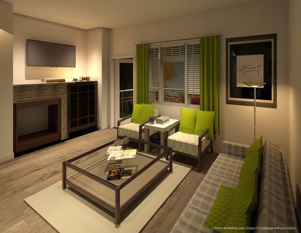 The Lodgepole Living Room - Living Room - Calgary - by Carolina Homes ...
