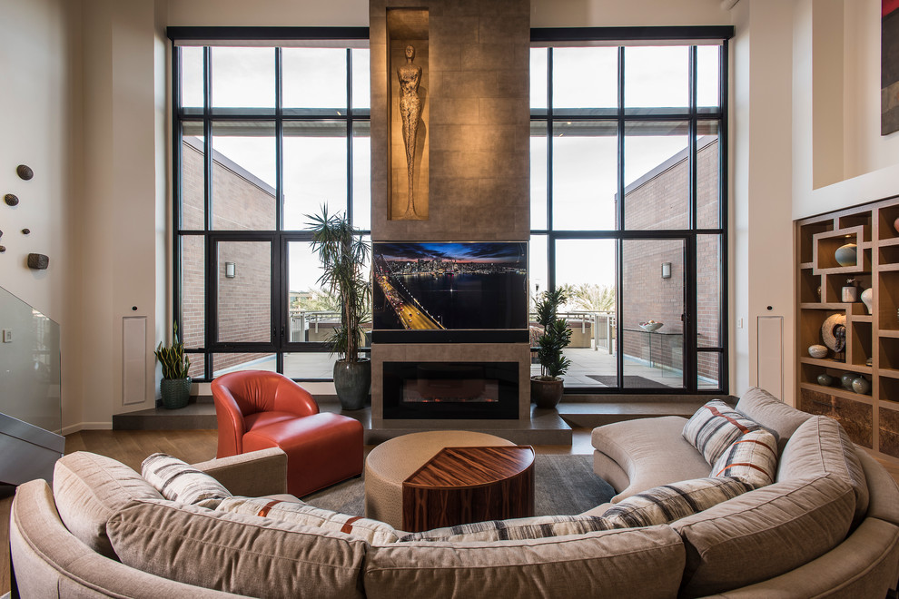 The Loft Life - Contemporary - Living Room - Phoenix - by Lynda Martin ...