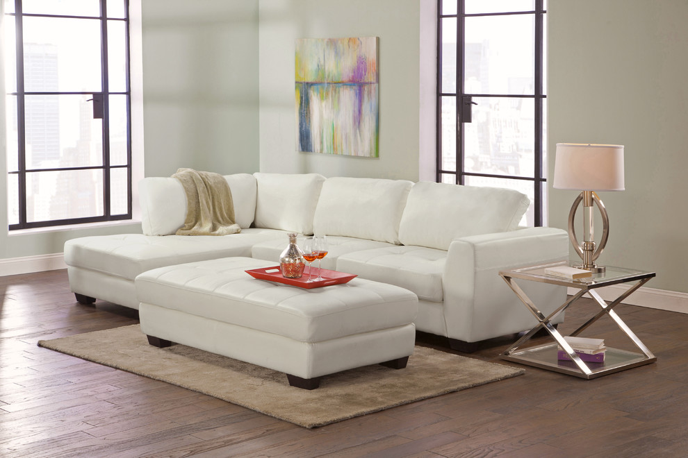 The Lyon White Collection - Contemporary - Living Room - Wilmington ...
