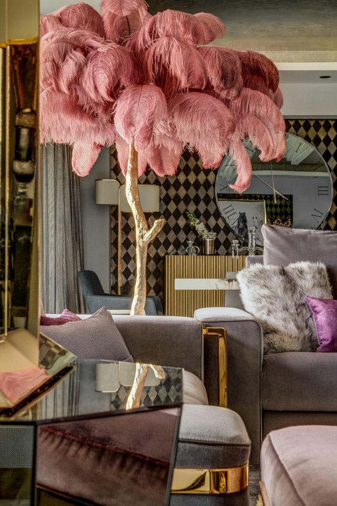 The Midas Touch - Contemporary - Living Room - Mumbai - by ZERO9 | Houzz IE