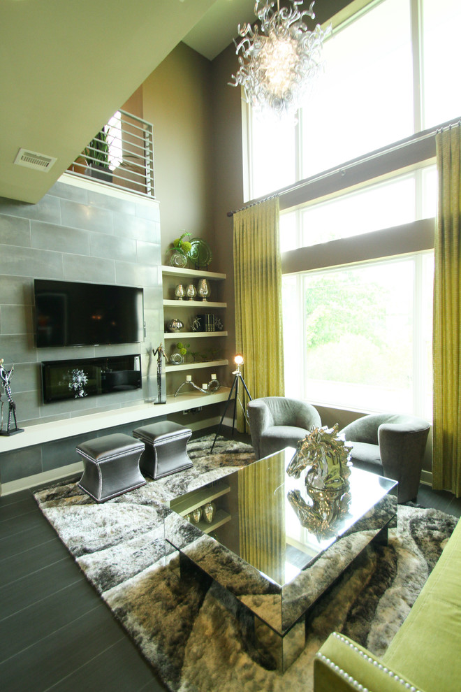 The Midtown - Contemporary - Living Room - Houston - by Ideo Architects ...