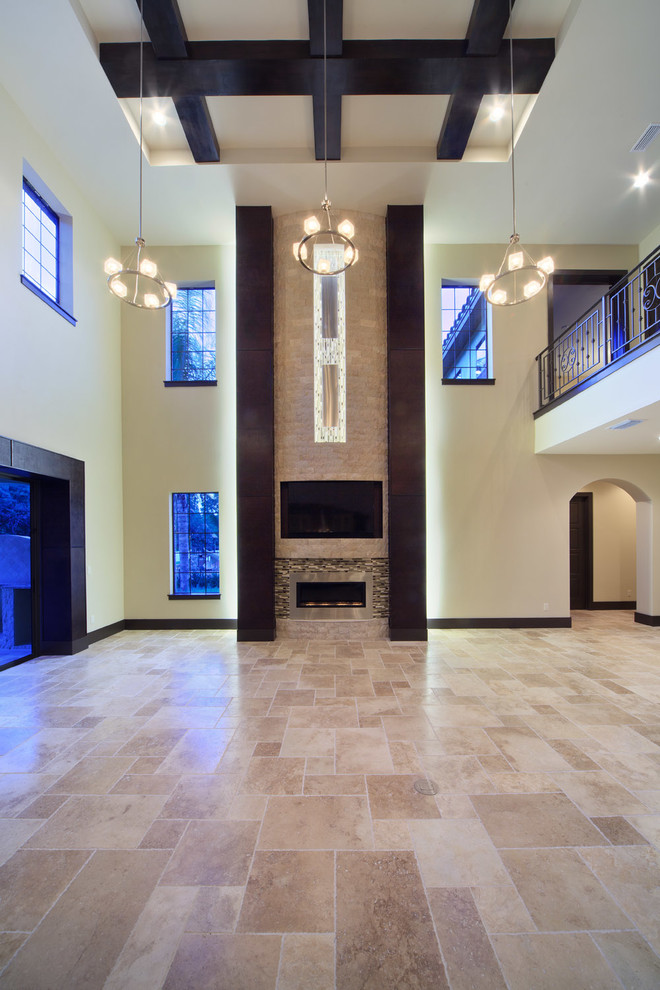 The Modern-Mediterranean Home - Contemporary - Living Room - Orlando ...