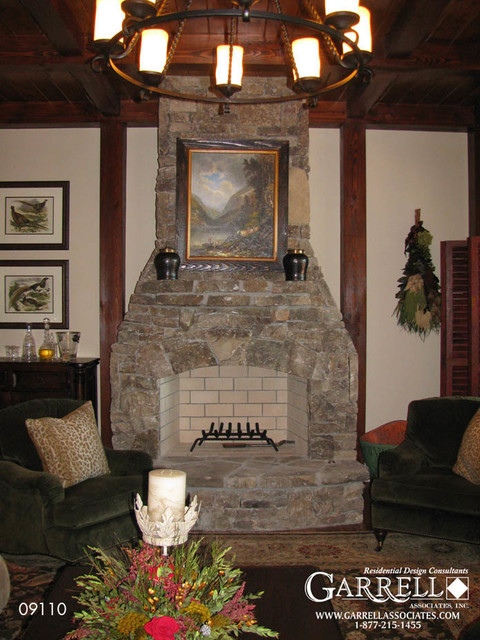 The Mountain Top Lodge House Plan 09110, Grand Salon - Clásico - Salón ...