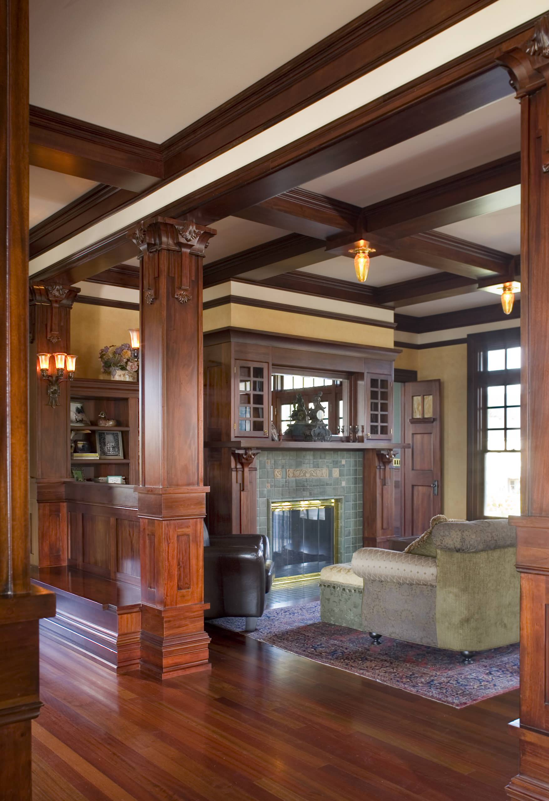Coffered Ceiling Craftsman Style What Is A Coffered Ceiling, Anyway?