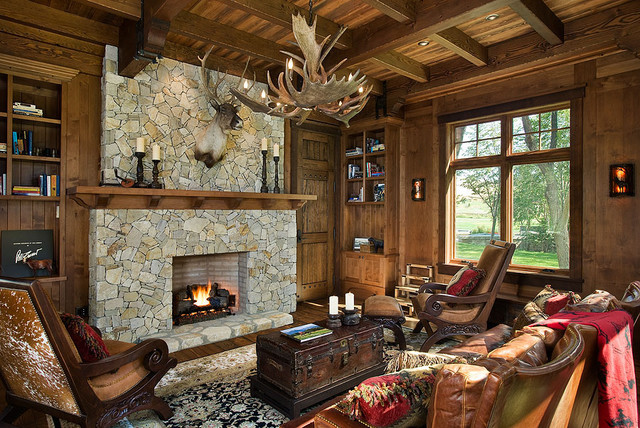 The Ranch - Rustic - Living Room - Calgary - by smith + co. | Houzz UK