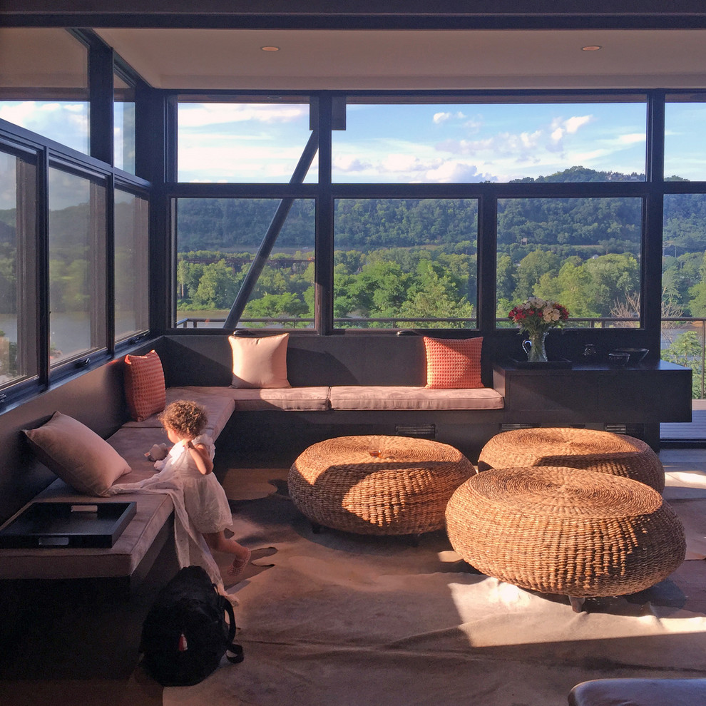 The River House - Modern - Living Room - Other - by FISHER ARCHitecture ...