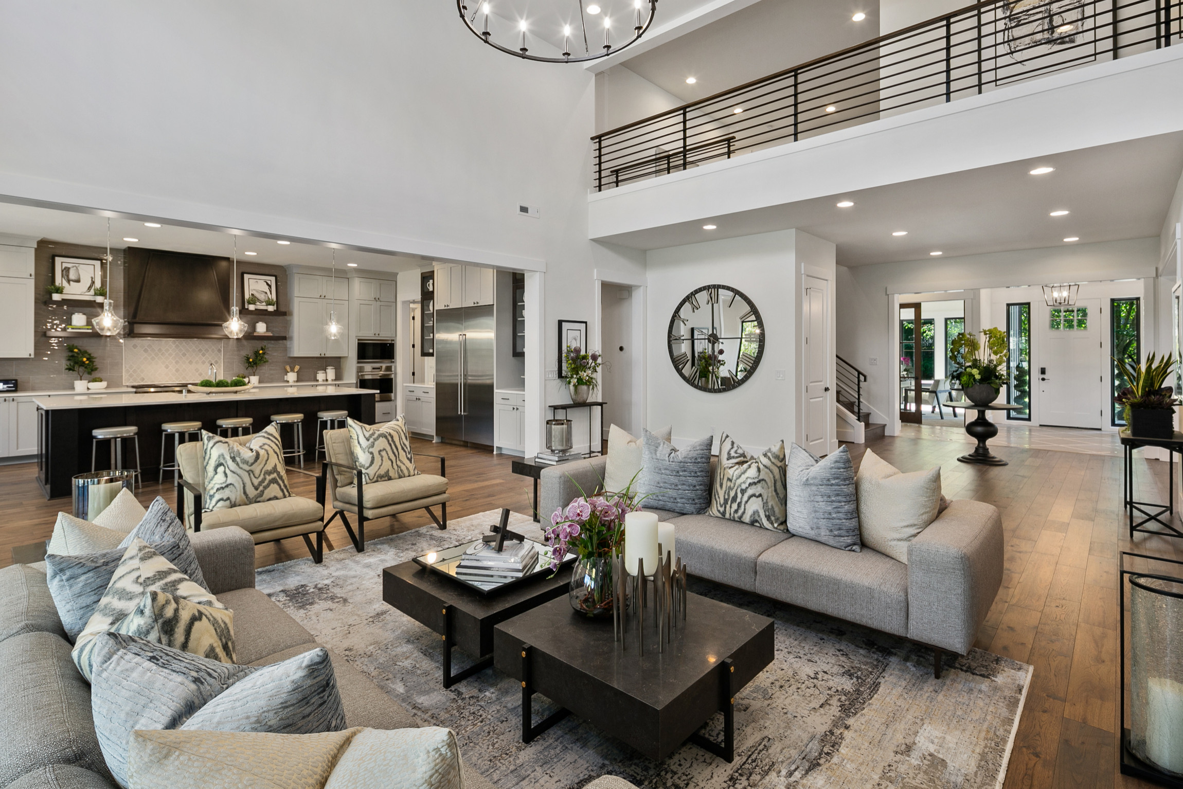 2 Story Great Room French Inspiring Two Story Great Room Designs