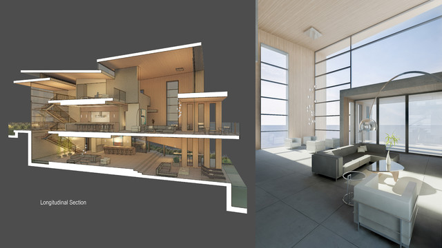 the Shell House - Modern - Living Room - Orange County - by Anders ...