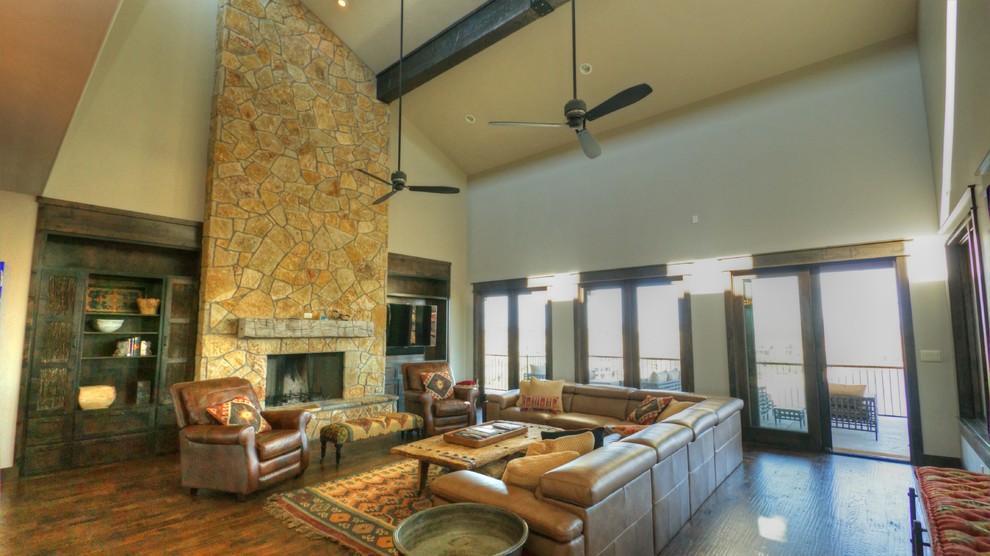 The Texas House - Traditional - Living Room - Dallas - by Anderson Fine ...