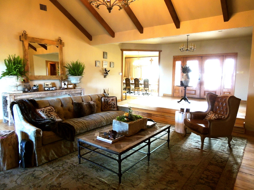 The Texas Oil Ranch - Rustic - Living Room - Austin - by Trent Hultgren ...