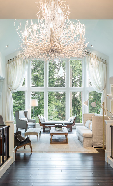 The Treehouse - Transitional - Living Room - Portland - by Jenny Baines ...