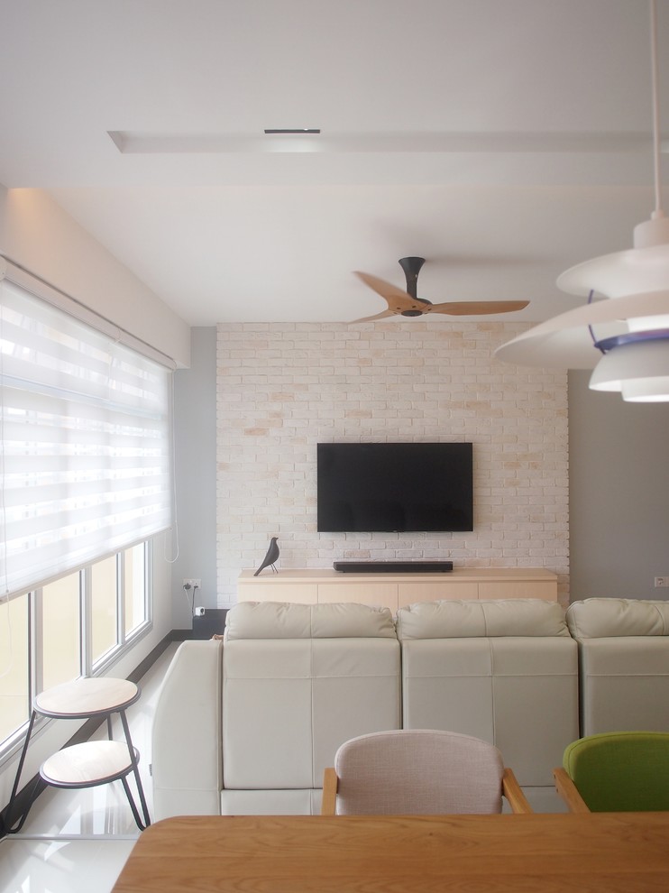 The Verandah @ Matilda BTO - Scandinavian - Living Room - Singapore ...