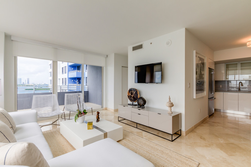 THE WAVERLY - SOUTH BEACH (1508) - Modern - Living Room - Miami - by ...
