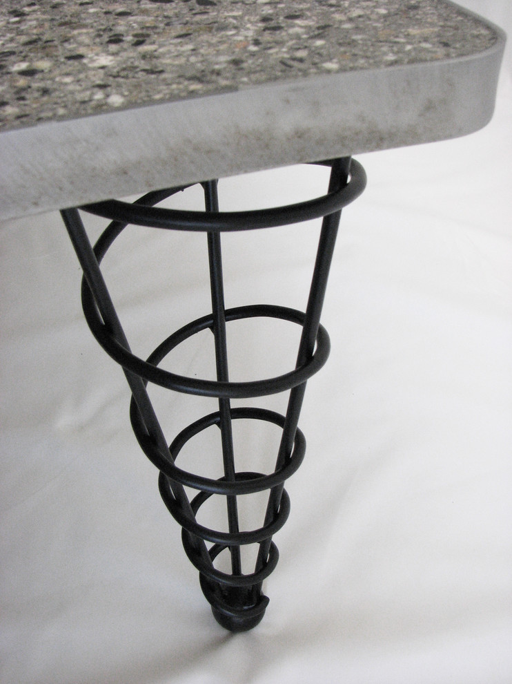 Thin Slab Concrete Tables - Contemporary - Living Room - Los Angeles ...