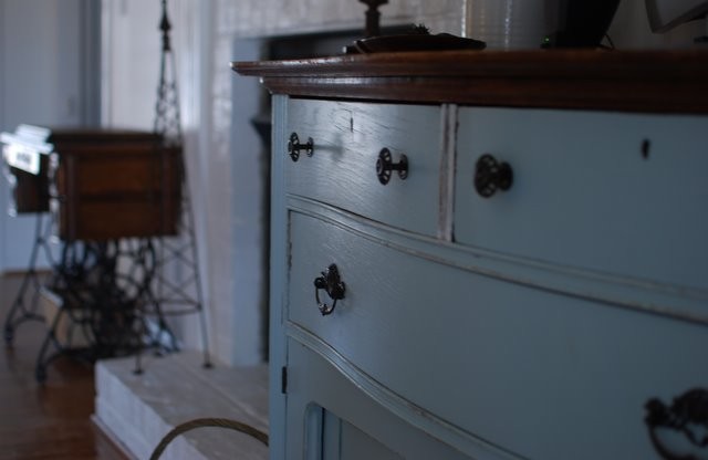 Thrift Store Chic Living Room - Traditional - Living Room - Other | Houzz