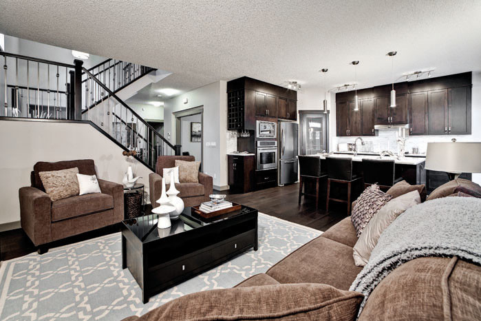 Tofino (Prior Showhome) by Shane Homes - Eclectic - Living Room ...