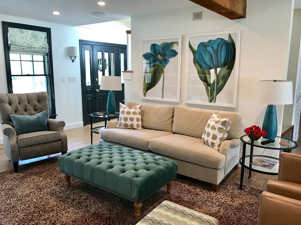 Tom and Ellen - Traditional - Living Room - Boston - by Emerson ...