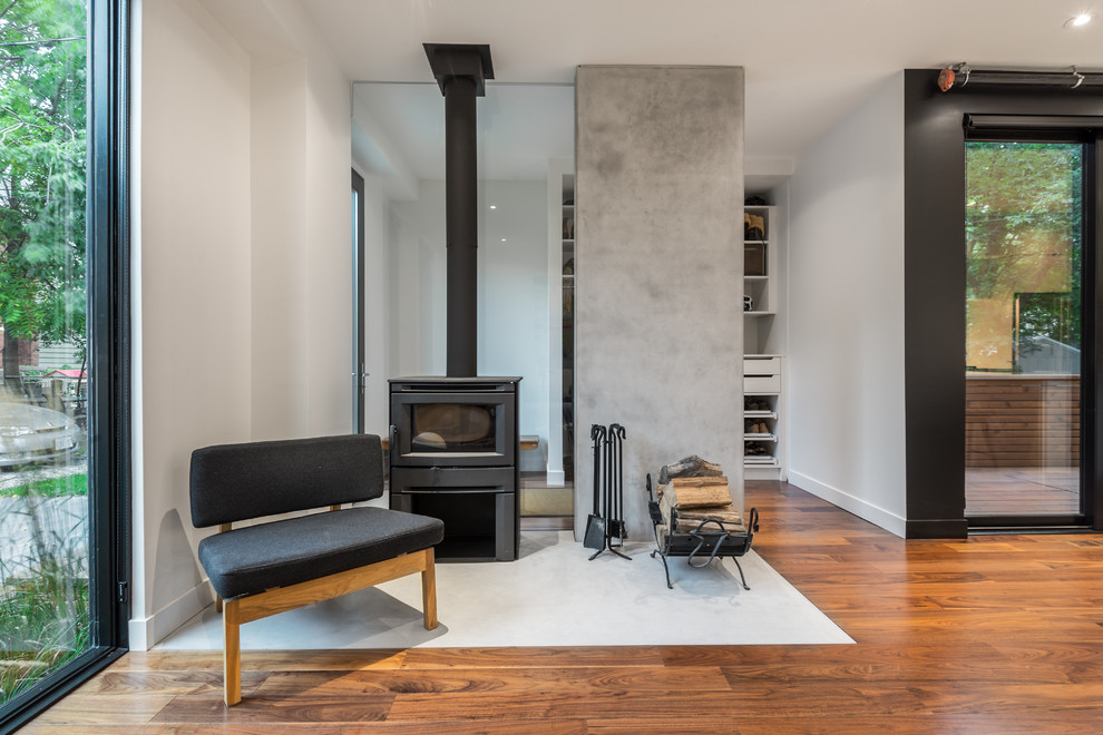 Toronto Coach House - Modern - Living Room - Toronto - by post ...