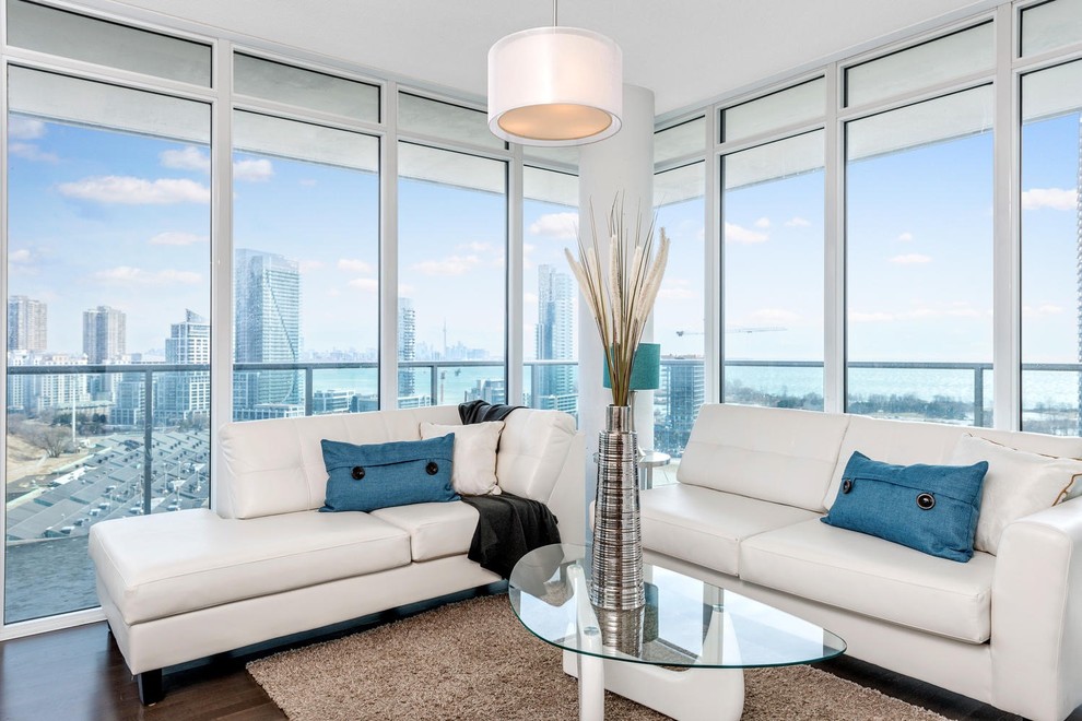 Toronto Lakeshore Condo - Contemporary - Living Room - Toronto - by ...
