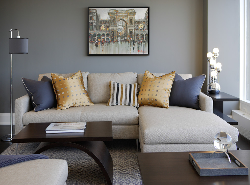 Toronto Waterfront Condo - Transitional - Living Room - Toronto - by ...