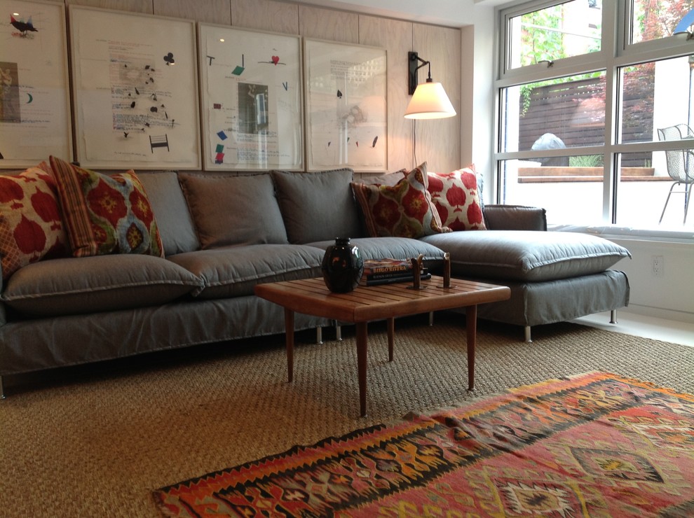 Townhouse Basement Renovation - Modern - Living Room - New York - by ...