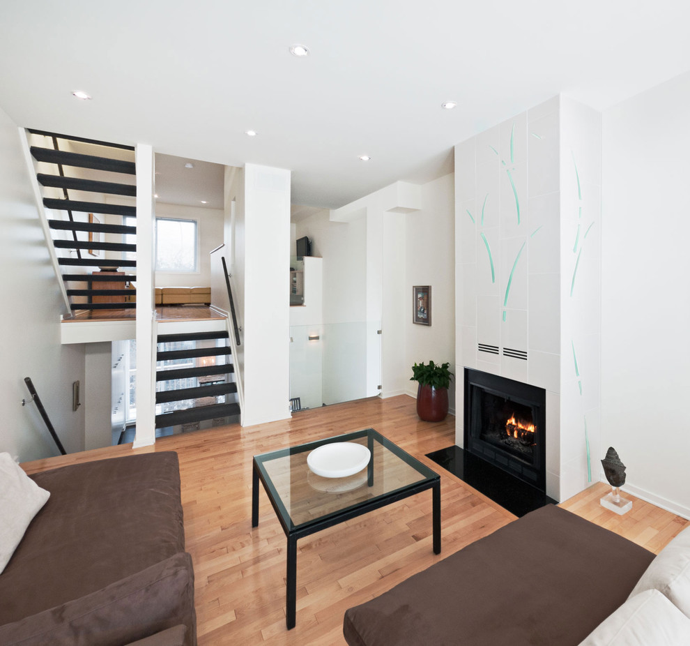 Townhouse Interior Renovation - Modern - Living Room - Ottawa - by ...