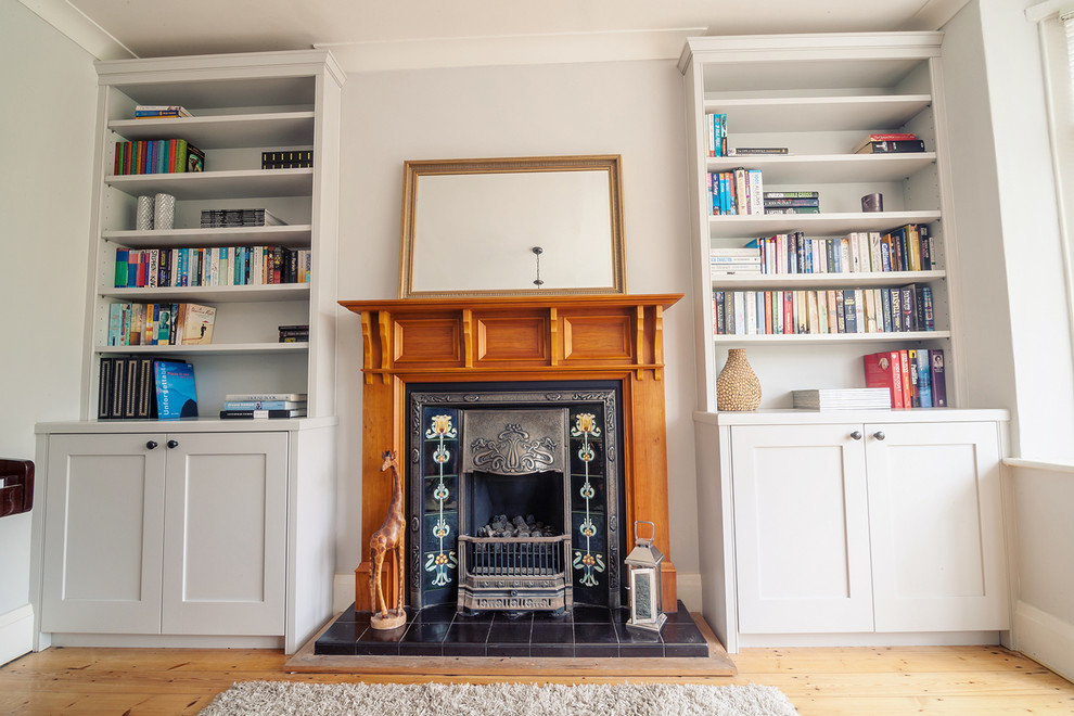 Traditional alcove wall units - Living Room - Other - by West Bridgford ...