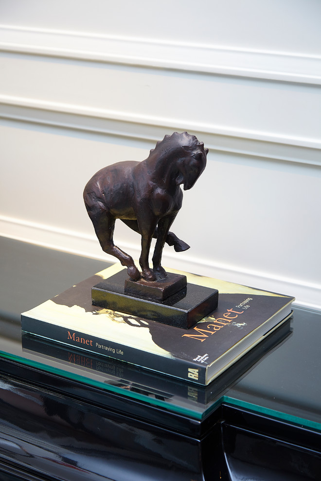 Traditional clubhouse/ study with modern twist - Traditional - Living ...